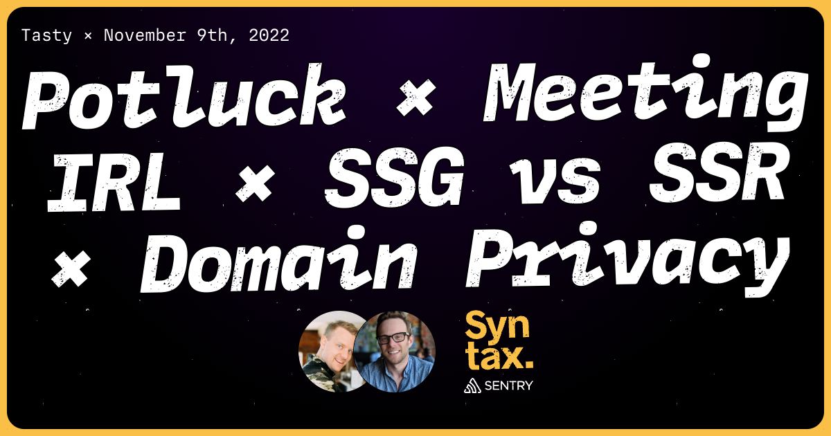 Potluck × Meeting Irl × Ssg Vs Ssr × Domain Privacy Syntax 534