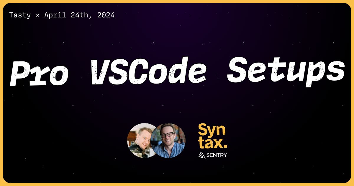 Pro VSCode Setups - Syntax #760